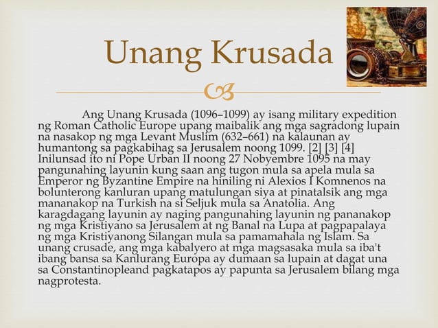 Ang mga-krusada | PPTX
