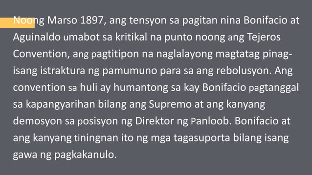 Ang paglilitis at pagbitay kay andres bonifacio | PPTX