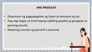 Ang makrong kasanayan sa pagsulat ay mahalaga at dapat tangkilikin. | PPTX