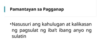 Ang-Pagsulat.pptx Pagsulat sa Filipino sa | PPTX