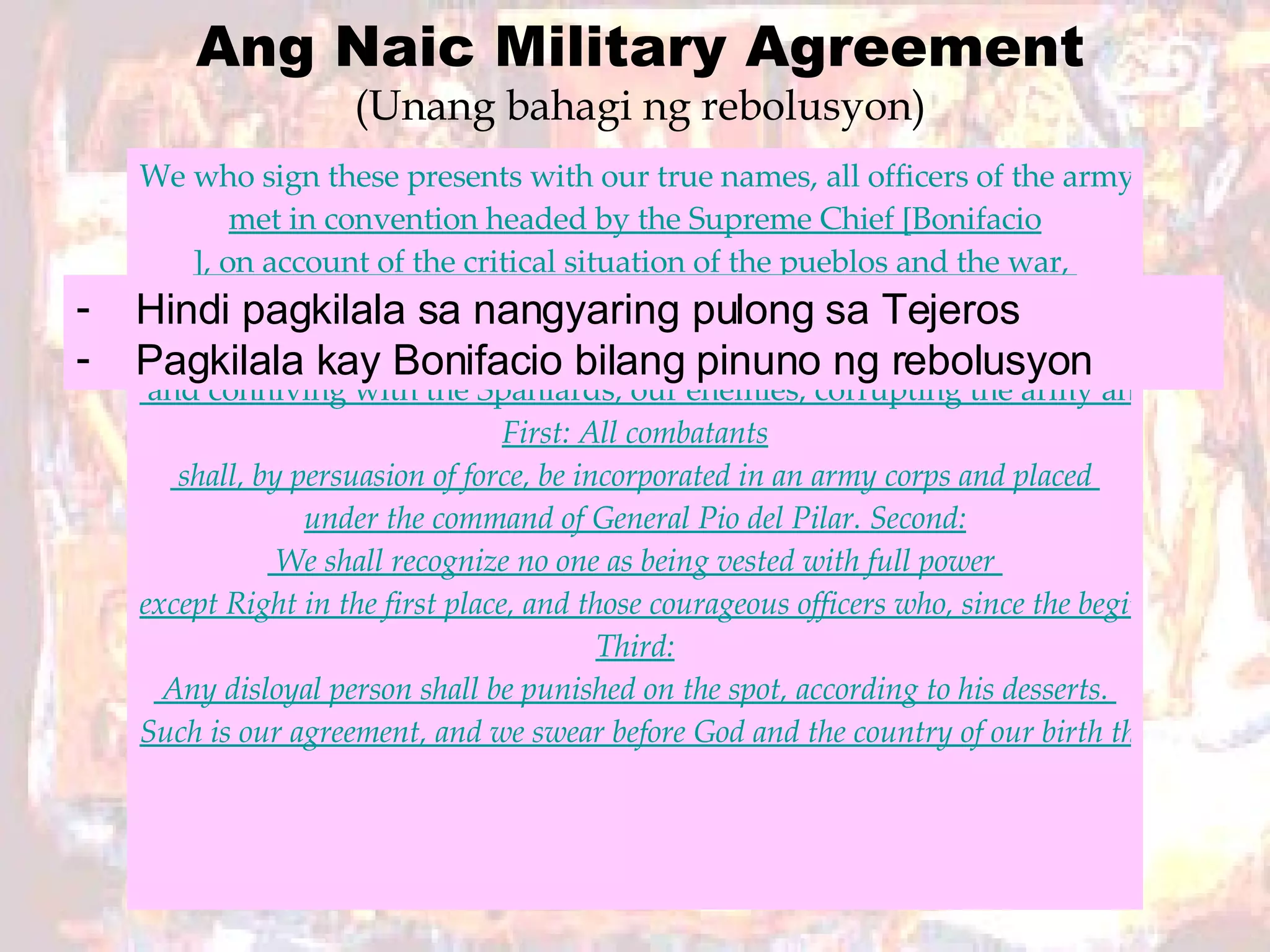 Ang Rebolusyong 1896 | PPT