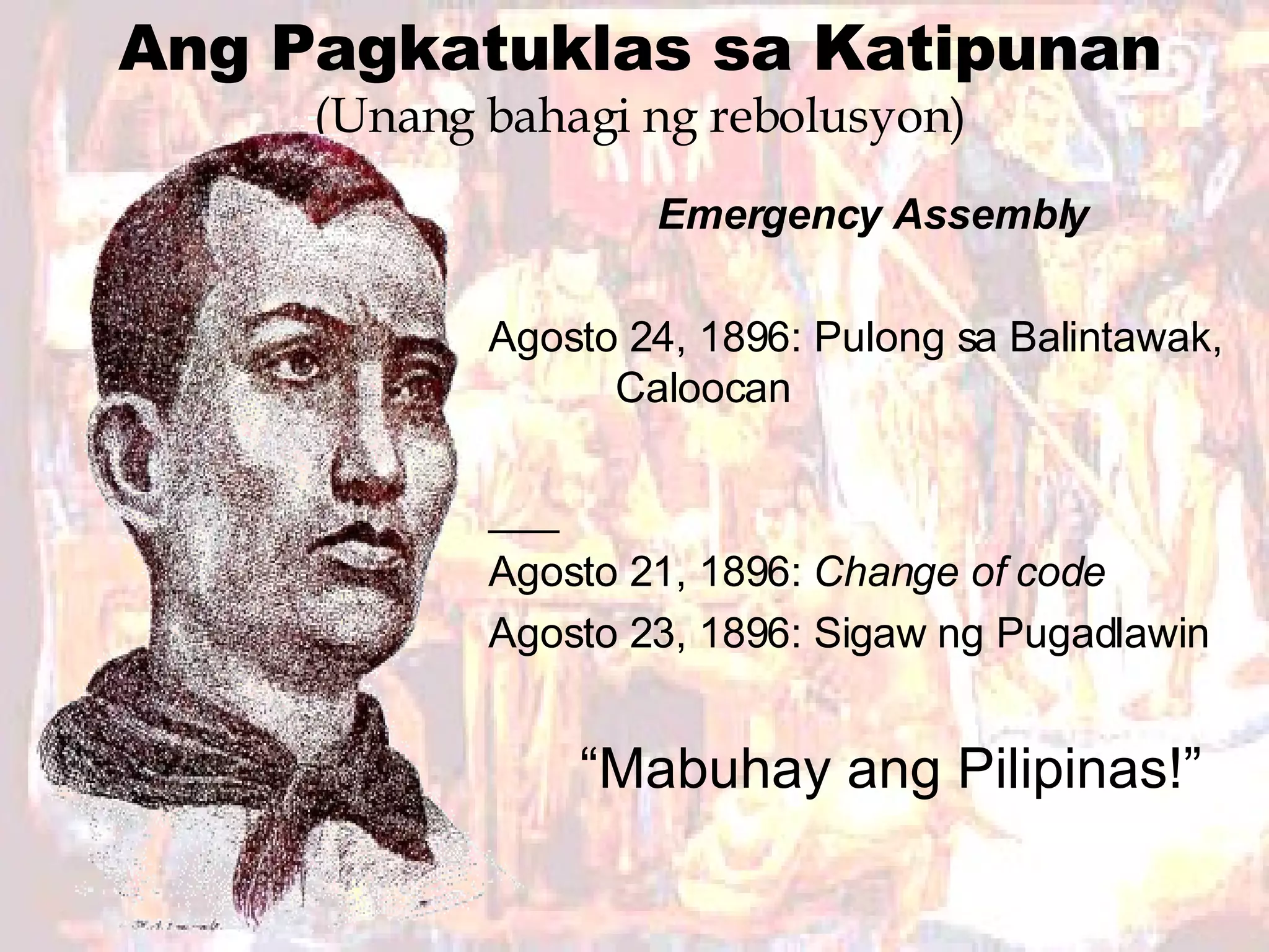 Ang Rebolusyong 1896 | PPT