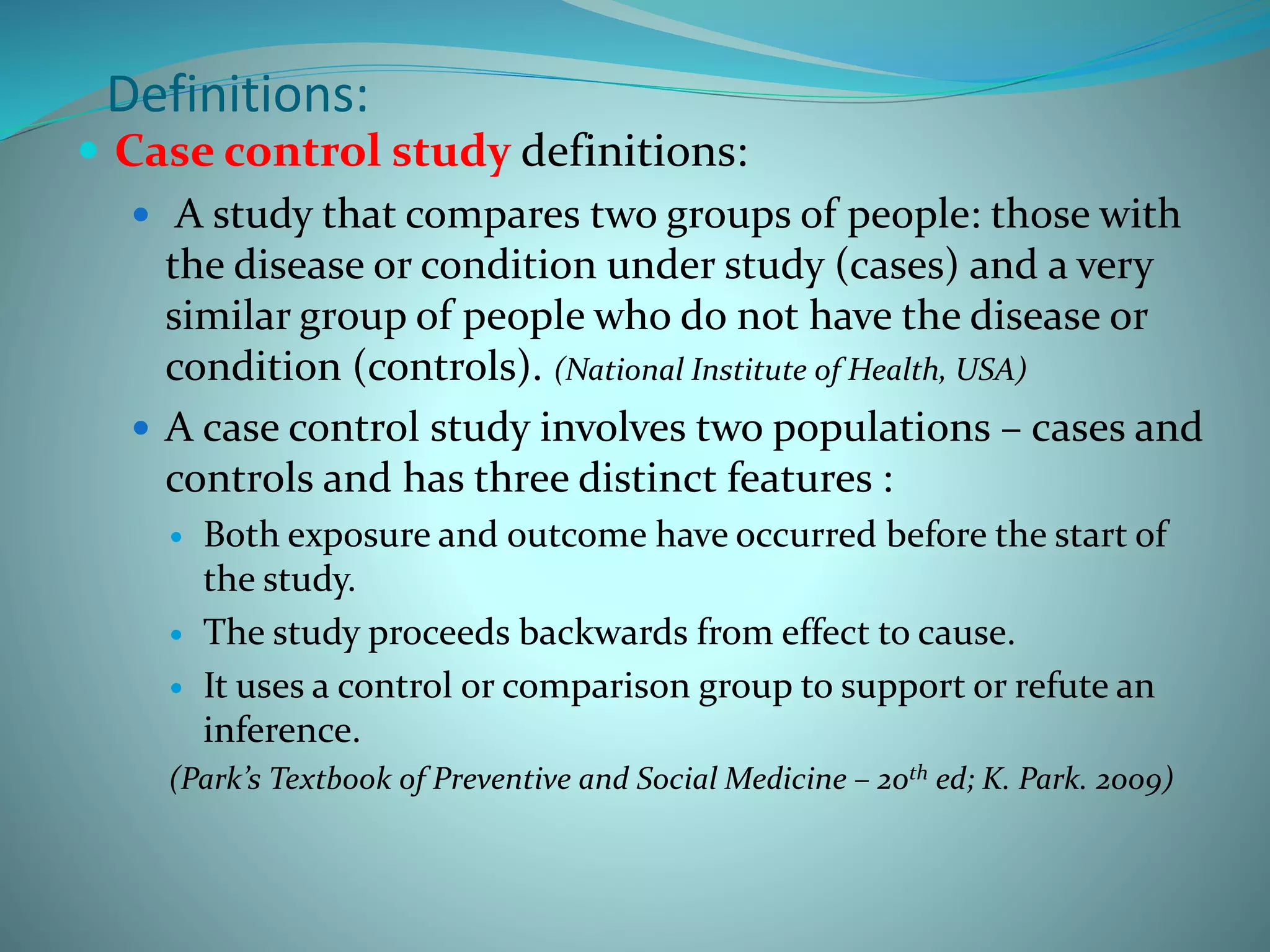 Dolls case control study | PPTX