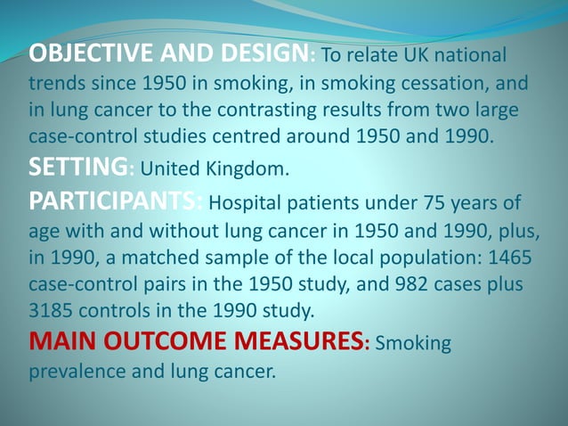 Dolls case control study | PPTX