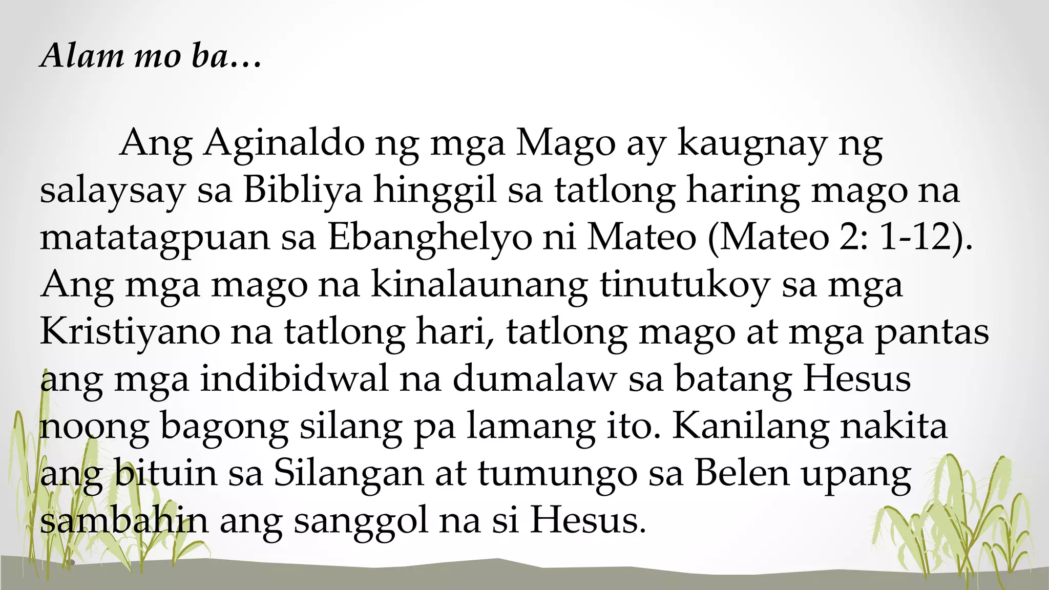 ANG aginaldo ng mga Mago.pptx
