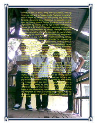 Ang Aking Talambuhay | DOCX