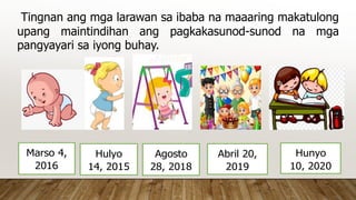 Ang aking timeline | PPTX