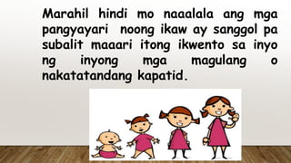 Ang aking timeline | PPTX