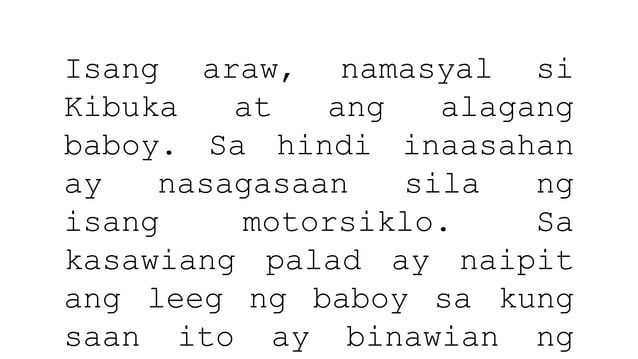 ANG ALAGA Isinulat ni Barbara Kimenye Isang Kuwento Mula sa Africa | PPTX