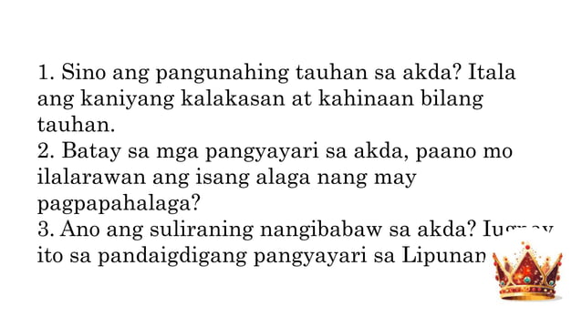 ANG ALAGA Isinulat ni Barbara Kimenye Isang Kuwento Mula sa Africa | PPTX