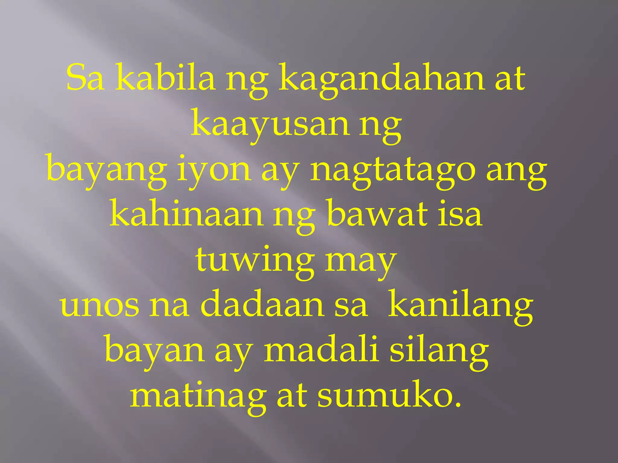Ang alamat ng panyo | PPTX