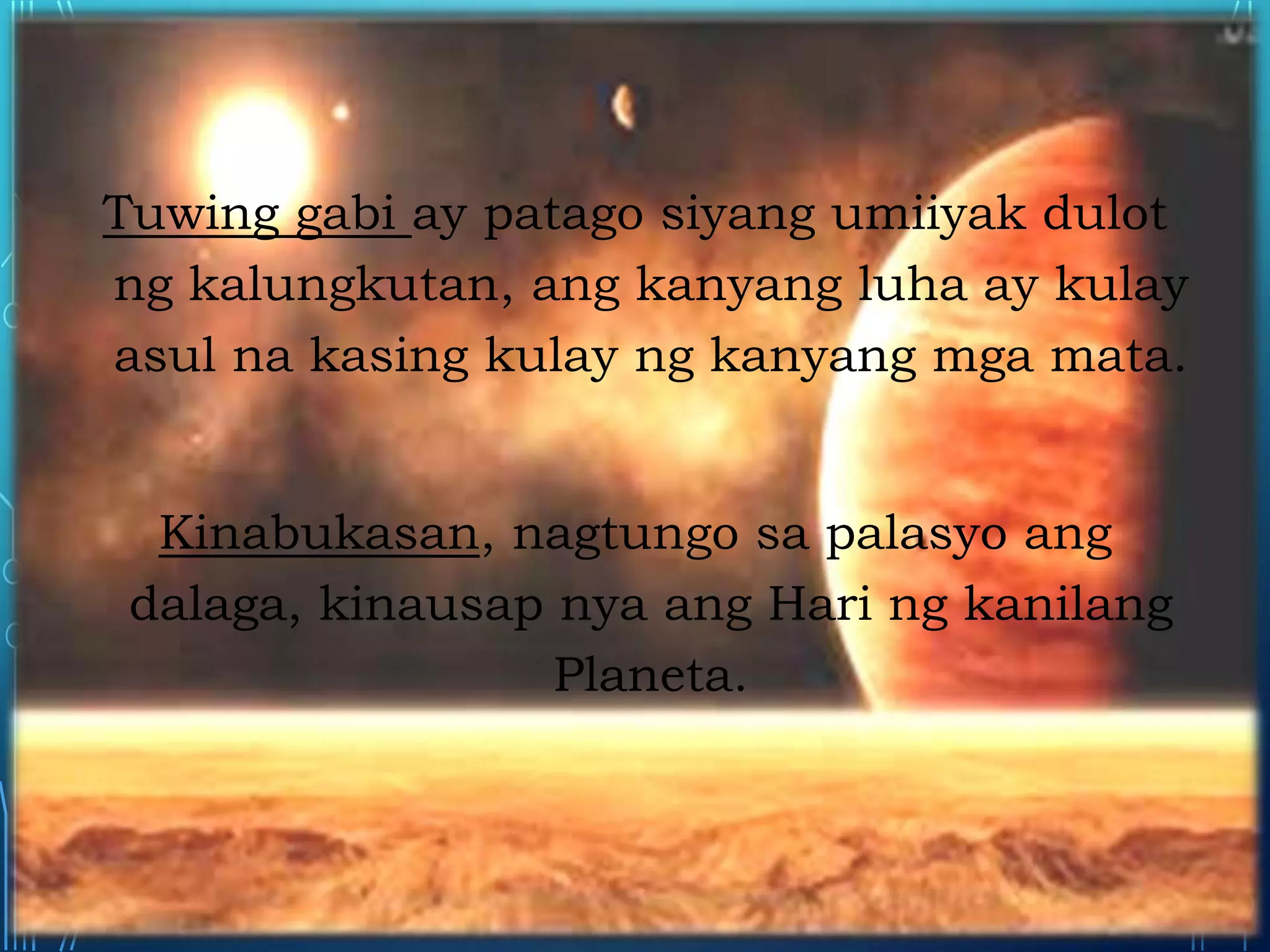 Ang alamat ng planetang earth | PPTX