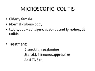 Management of chronic diarrhea | PPTX