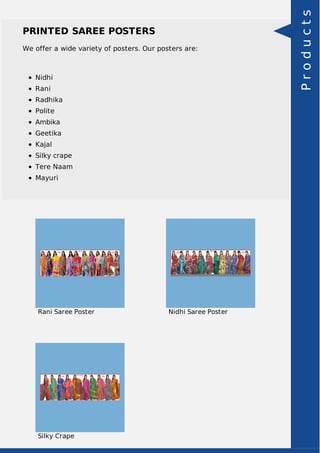 Angan Prints Private Limited, Surat, Designer Sarees | PDF
