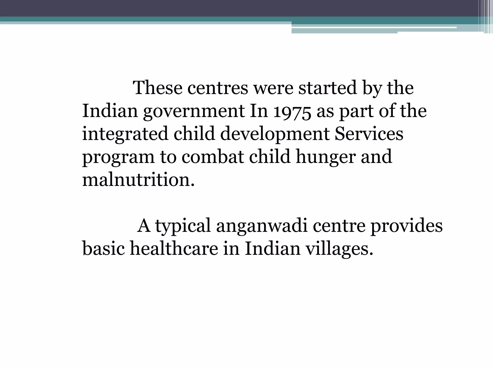 Anganwadi Management system | PPTX