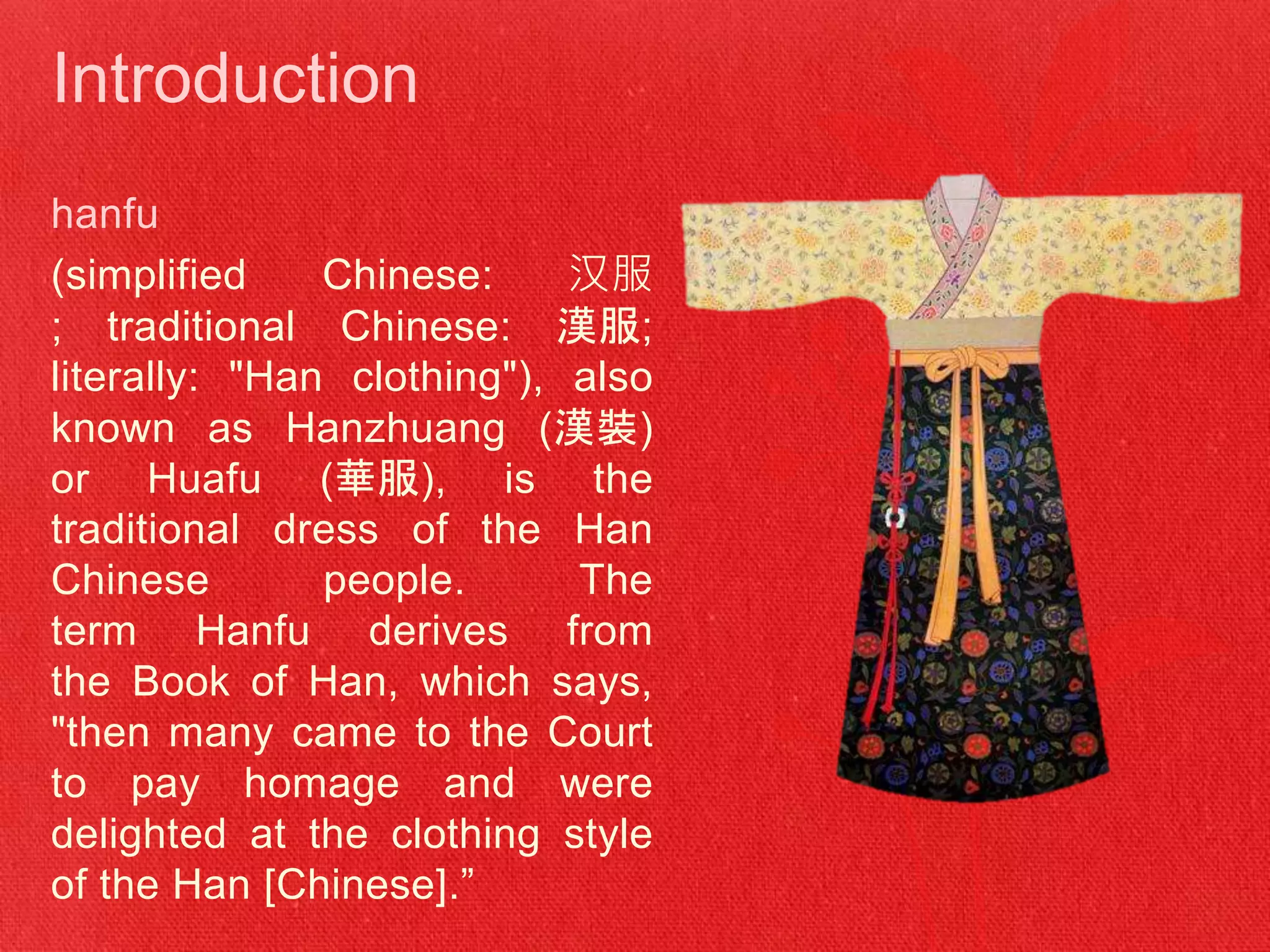 Clothing traditions of women in Tang Dynasty | PPTX