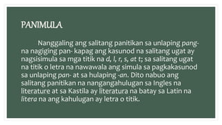Ang Panitikang Filipino | PPTX