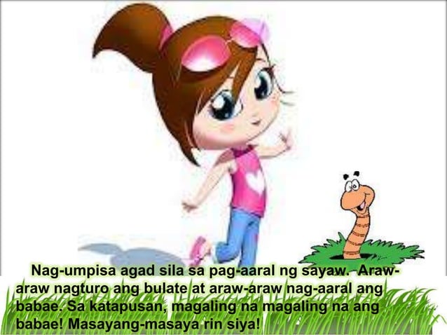 Ang batang babae at ang uod | PPTX