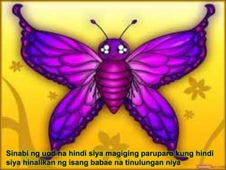 Ang batang babae at ang uod | PPTX