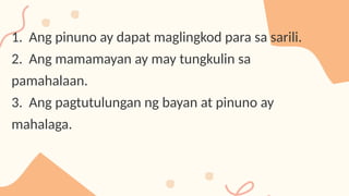 ang bayan at pinuno sa filipino grade 08 | PPTX