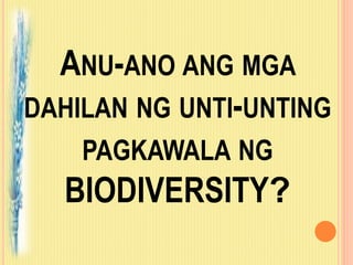 Ang Biodiversity ng Asya | PPTX