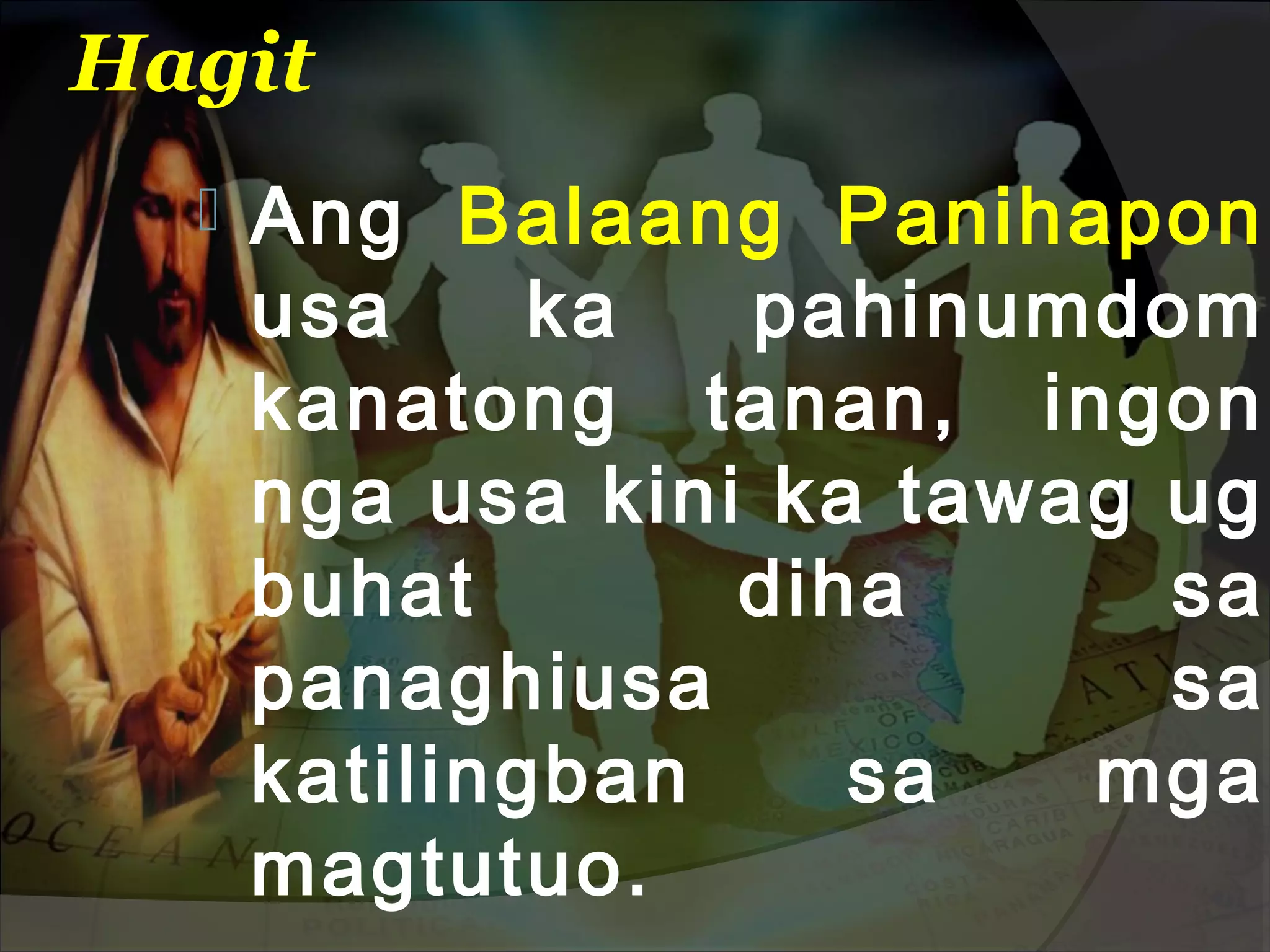 Ang buhat sa panaghiusa | PPT