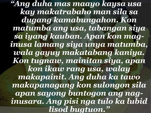 Ang buhat sa panaghiusa | PPT