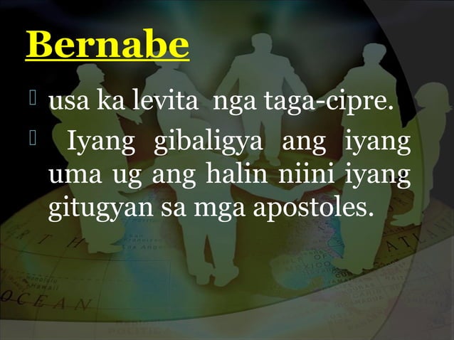 Ang buhat sa panaghiusa | PPT