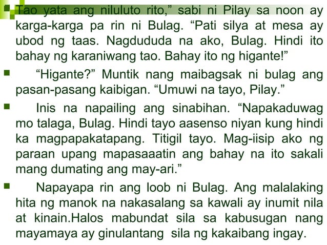 Ang bulag at ang pilay | PPT