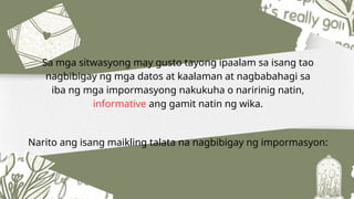 Ang conative, informative at labeling na gamit ng wika (1).pptx
