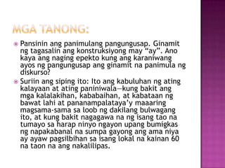 Ang daigdig sa mga panulat | PPT