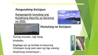 ANG DALAWANG MAHALAGANG KAISIPAN SA TEKSTO grade 11.pptx