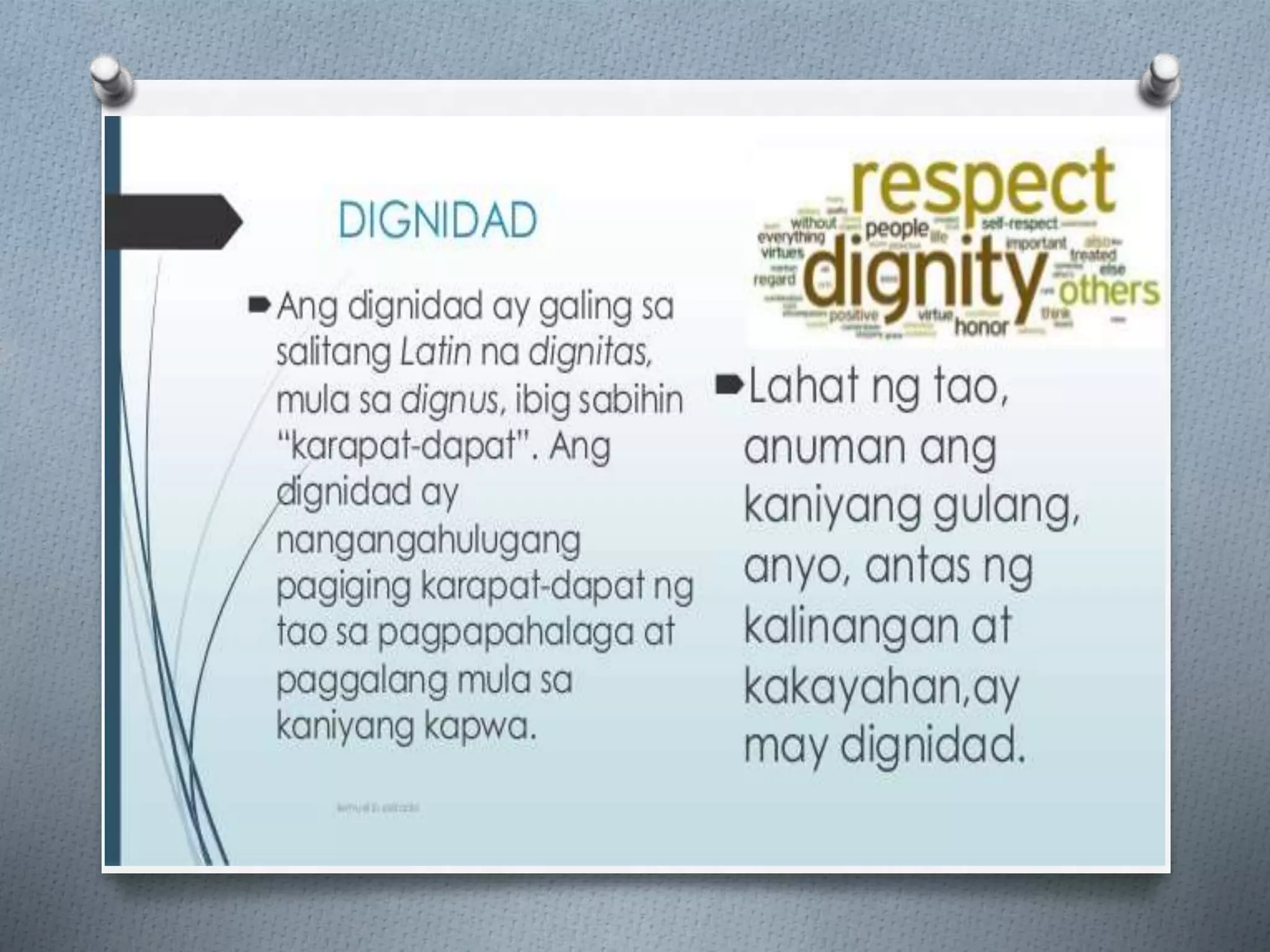 Ang Dignidad ng Tao.pptx