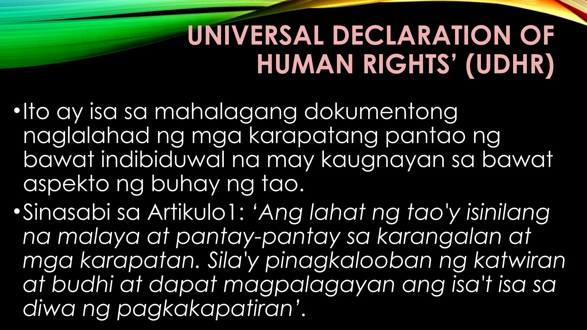 Ang Dignidad ng Tao at ang Pagpapahalagapptx | PPTX