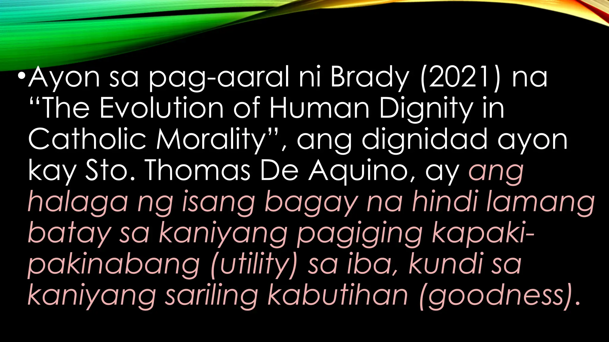 Ang Dignidad ng Tao at ang Pagpapahalagapptx | PPTX