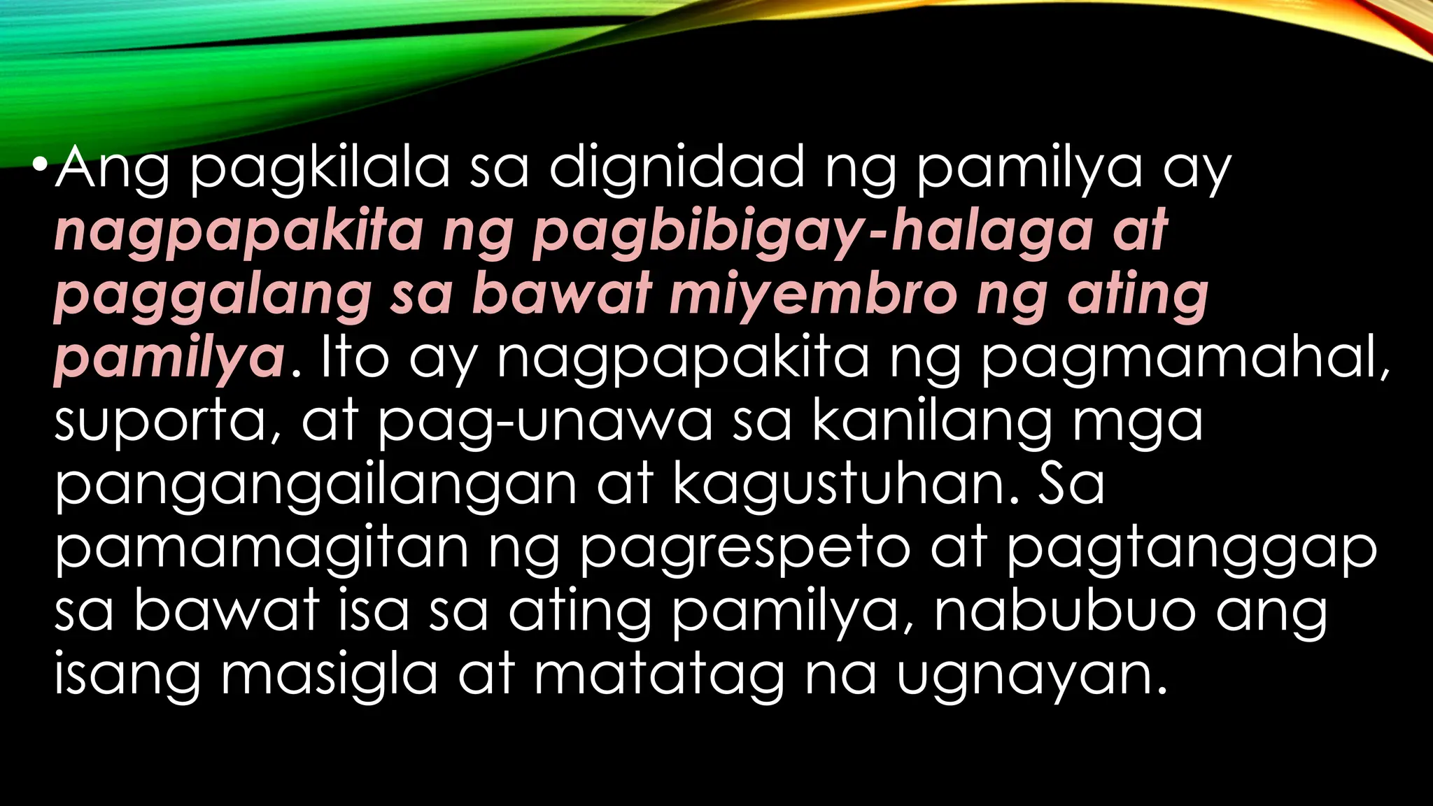 Ang Dignidad ng Tao at ang Pagpapahalagapptx | PPTX