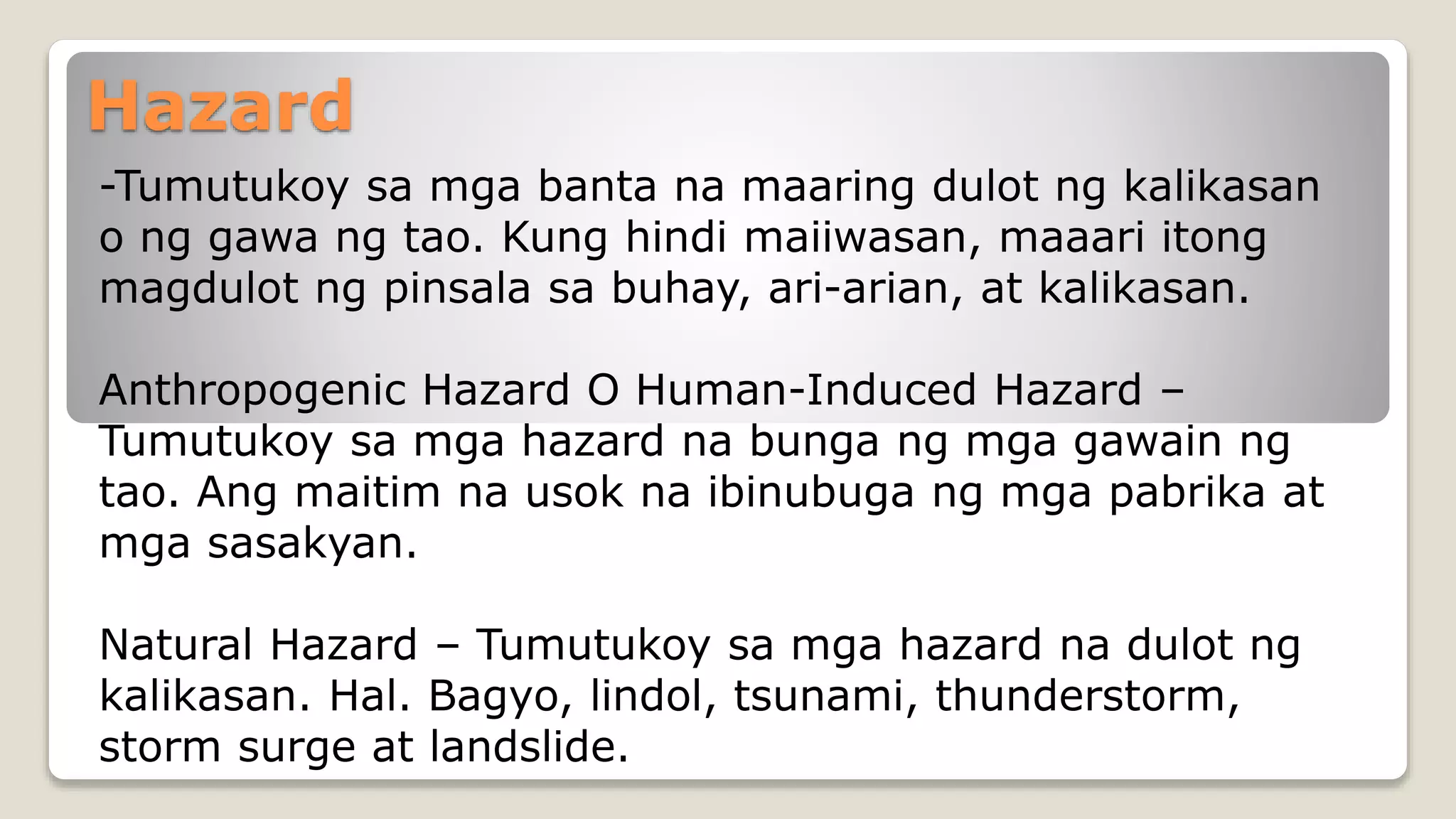 Ang Disaster Management | PPTX