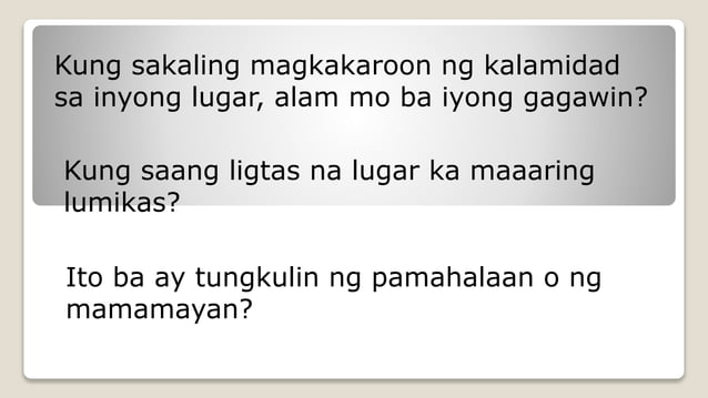 Ang Disaster Management | PPTX