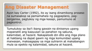 Ang Disaster Management | PPTX