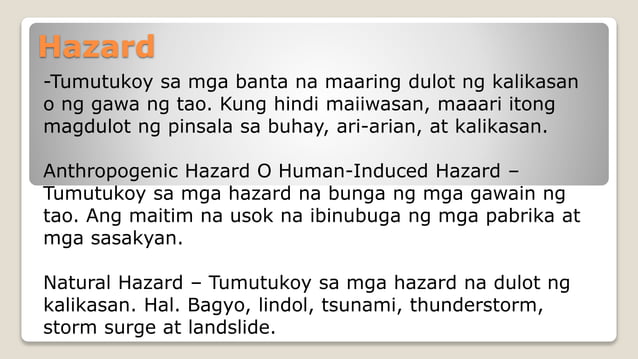 Ang Disaster Management | PPTX