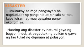 Ang Disaster Management | PPTX