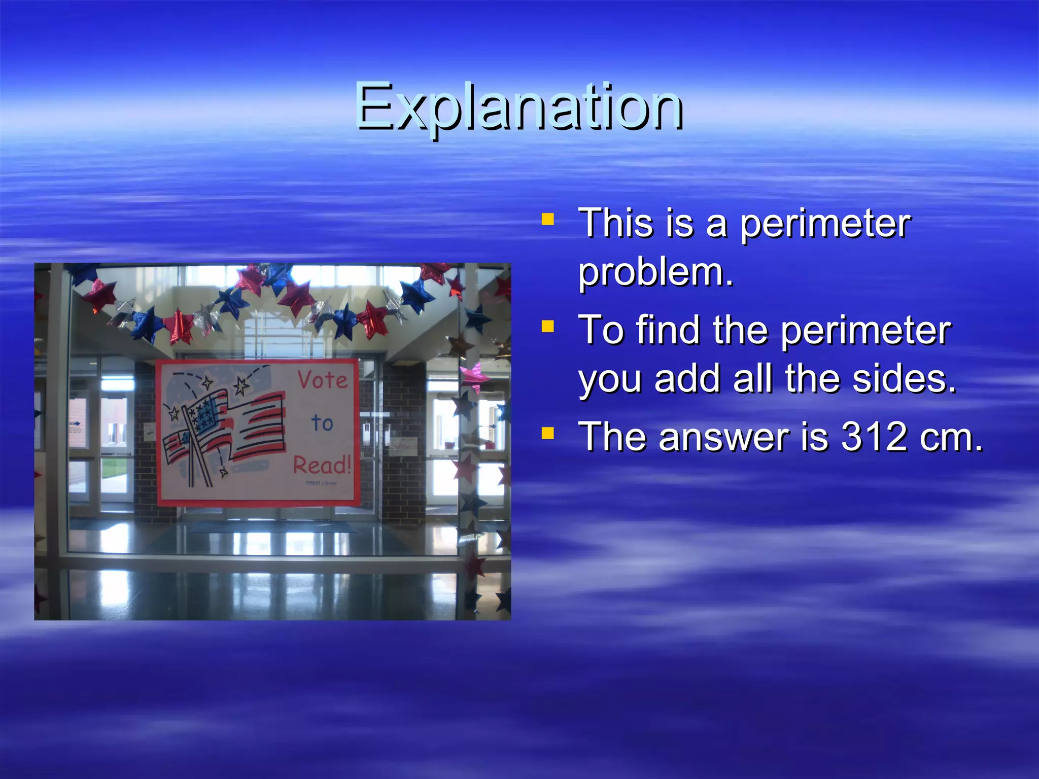 Angel Veronica Area And Perimeter Project | PPT
