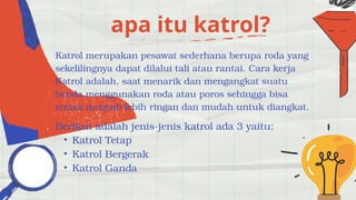 Pesawat Sederhana _Katrol Kelas VIII SMP | PPTX