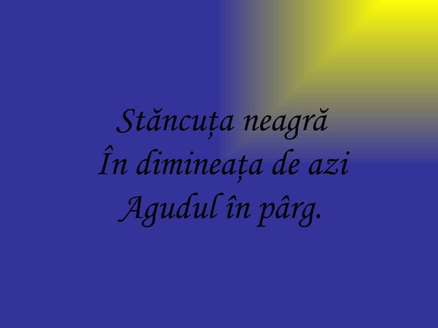 Angela Baciu Moise Stancuta Neagra | PPT