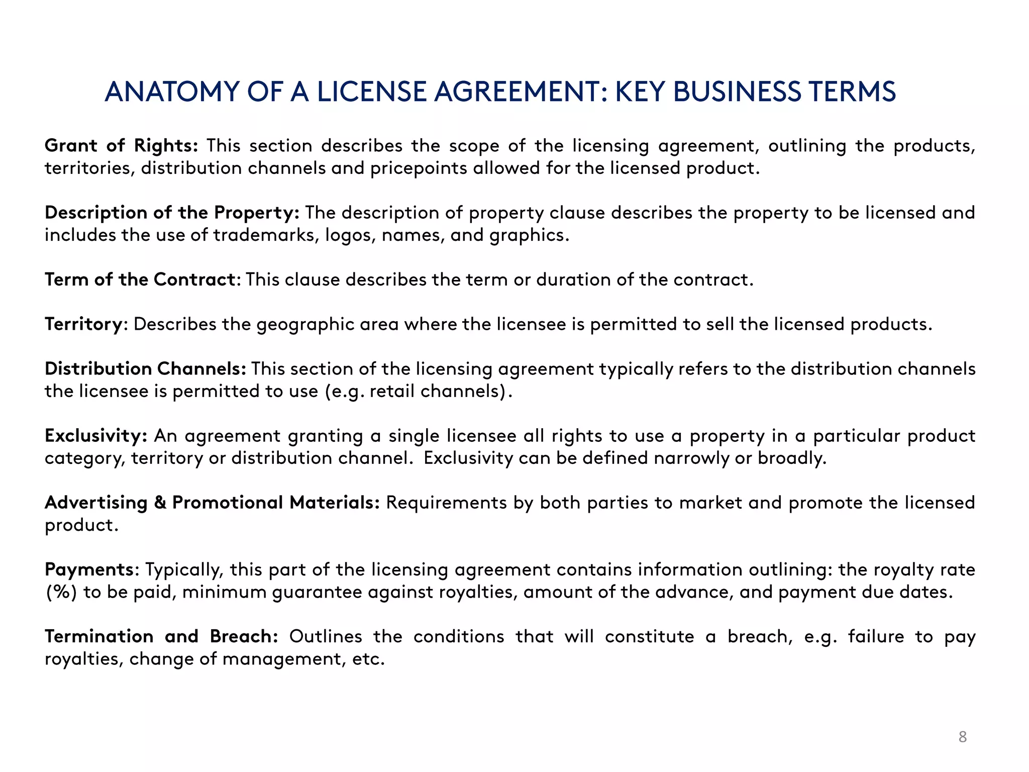 Introduction to Licensing and the License Agreement - Fashion Law ...