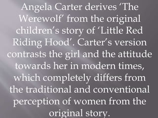 The Werewolf Angela Carter Summary – IYWUO