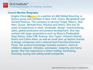 Angela Chew Increasing Utilization And Strength Of Private Label Brands ...