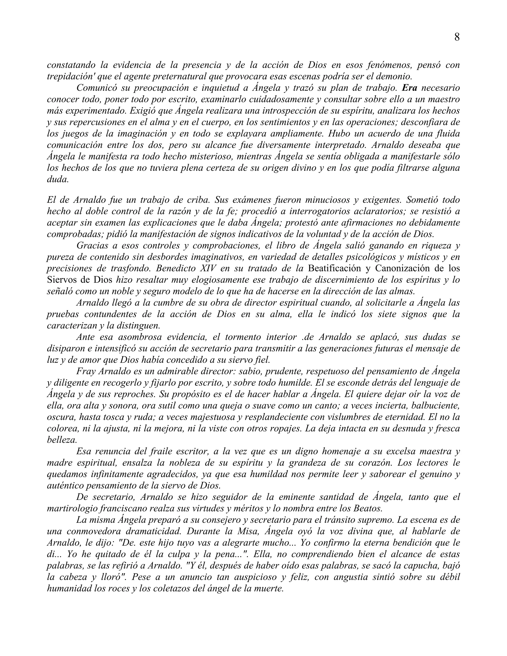 Angela de foligno,libro de la vida | PDF