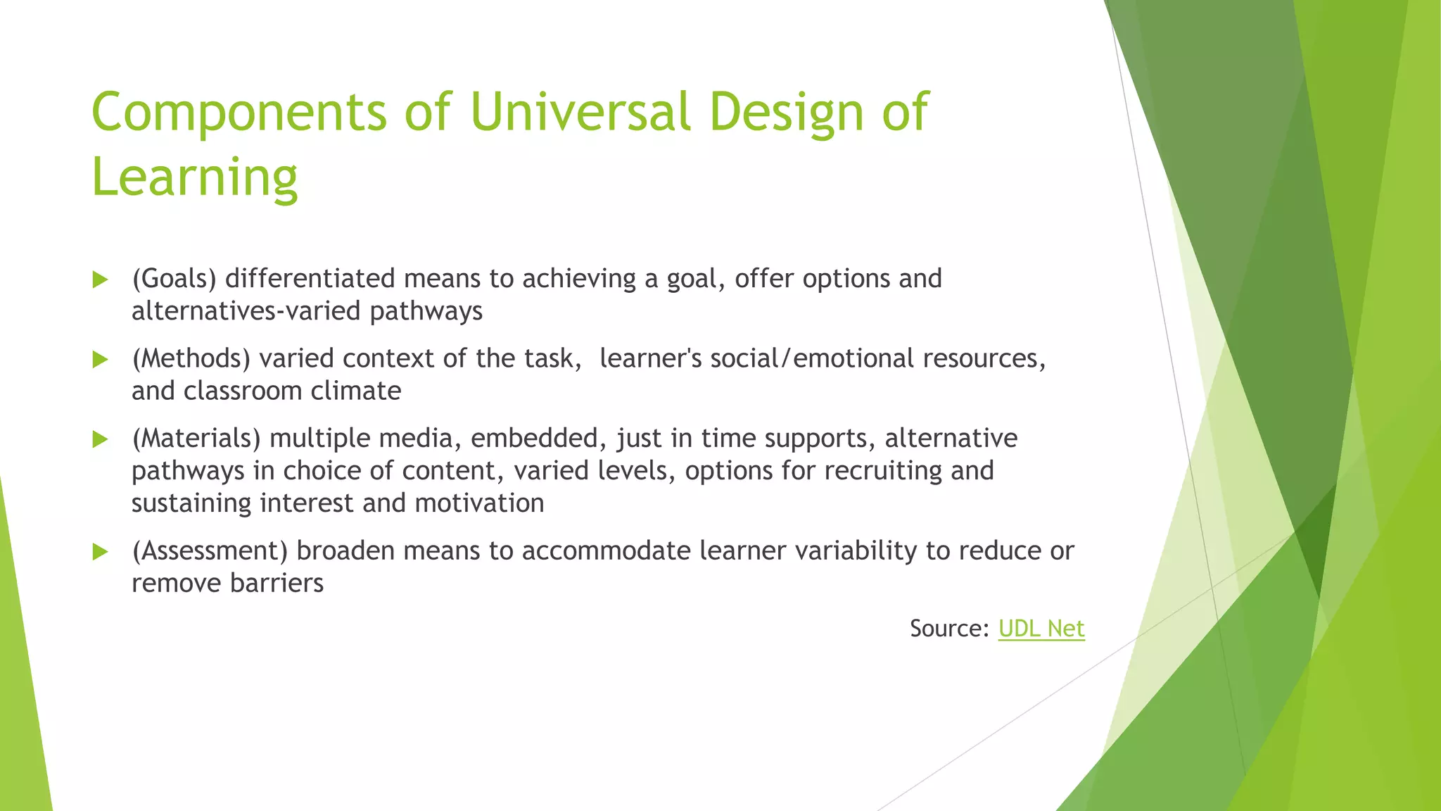 Learner Variability and UDL | PPTX