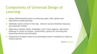 Learner Variability and UDL | PPTX